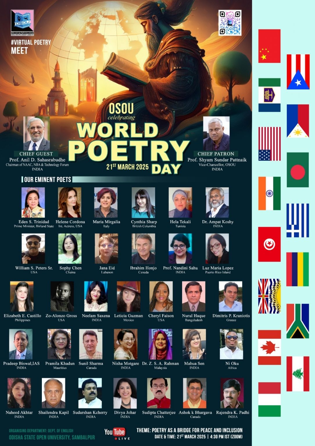 Celebrate World Poetry Day 2025: Global Virtual Poetry Meet